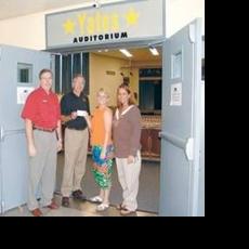 Stage Door Players donate to Yates Auditorium as restoration continues ...