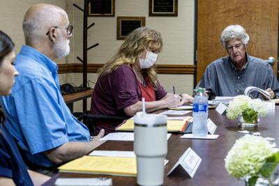 Library Director reports to Board of Trustees on budget progress ...