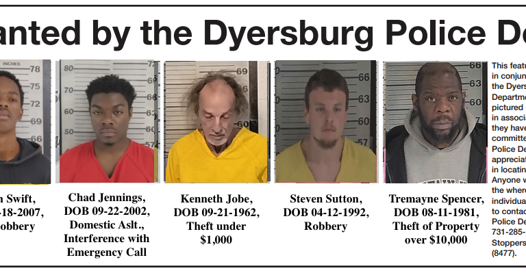 Dyersburg's Most Wanted | News | stategazette.com