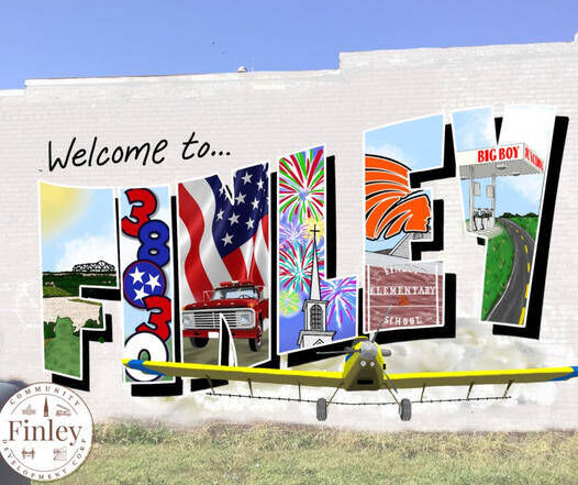 Finley Community Development Corporation commissions Finley Mural ...