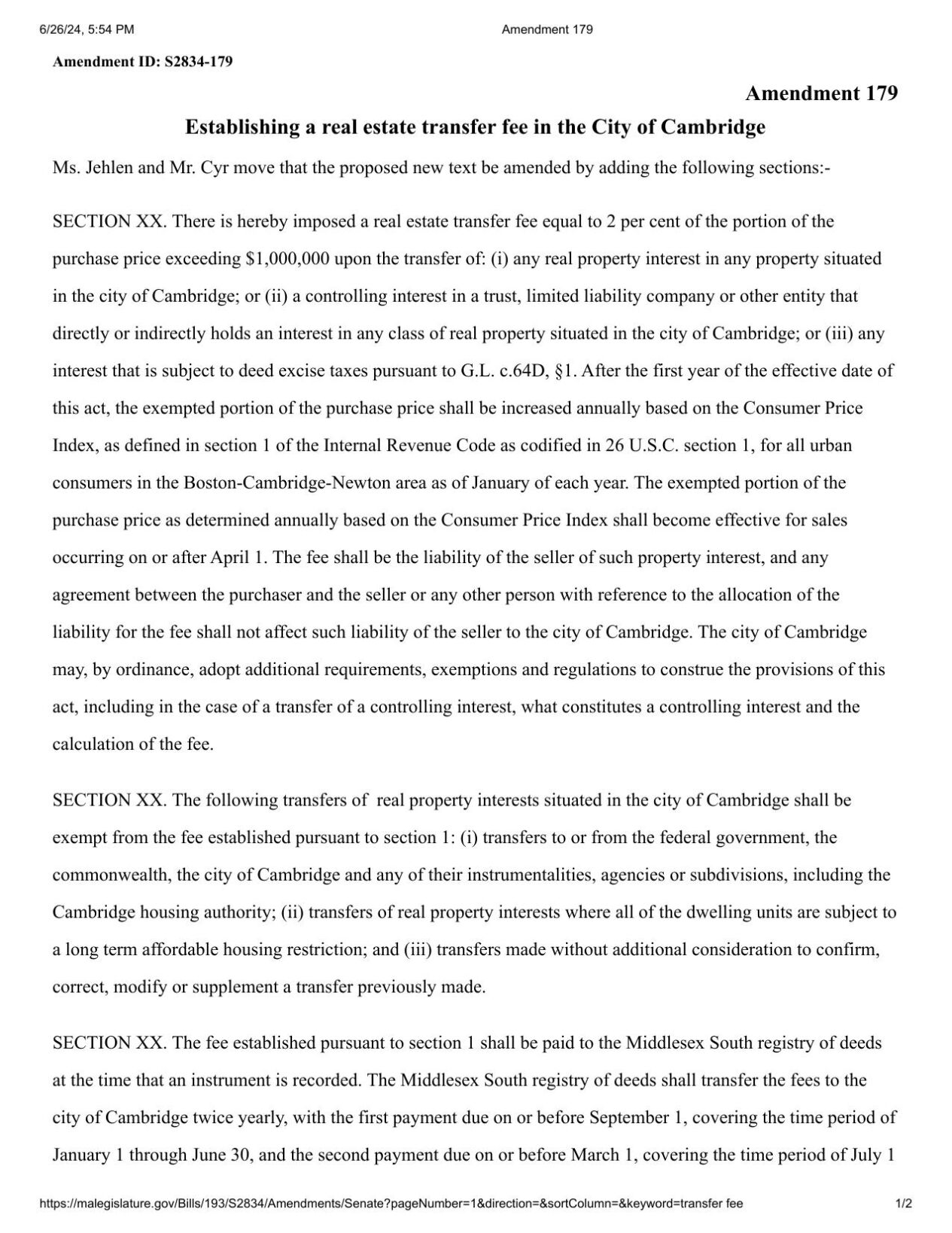 Amendment 179 | | statehousenews.com