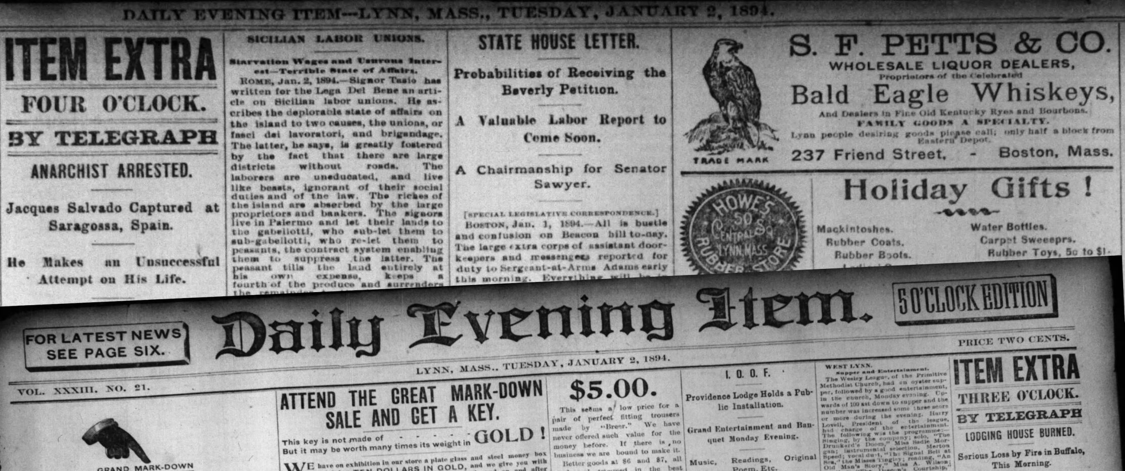 State House Letter: The News Service Turns 130 | Features ...