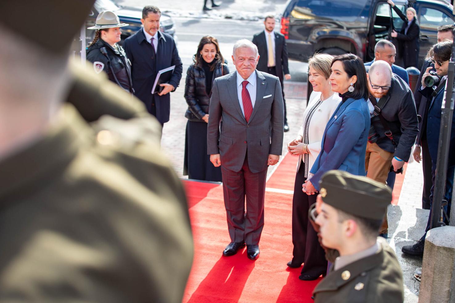 King Of Jordan Visits State House | Executive Branch | statehousenews.com