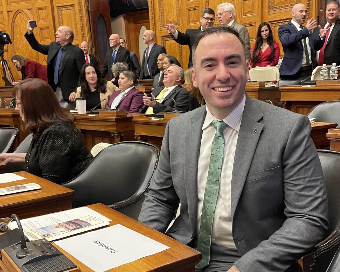 Rep. Chris Flanagan in House chamber | | statehousenews.com