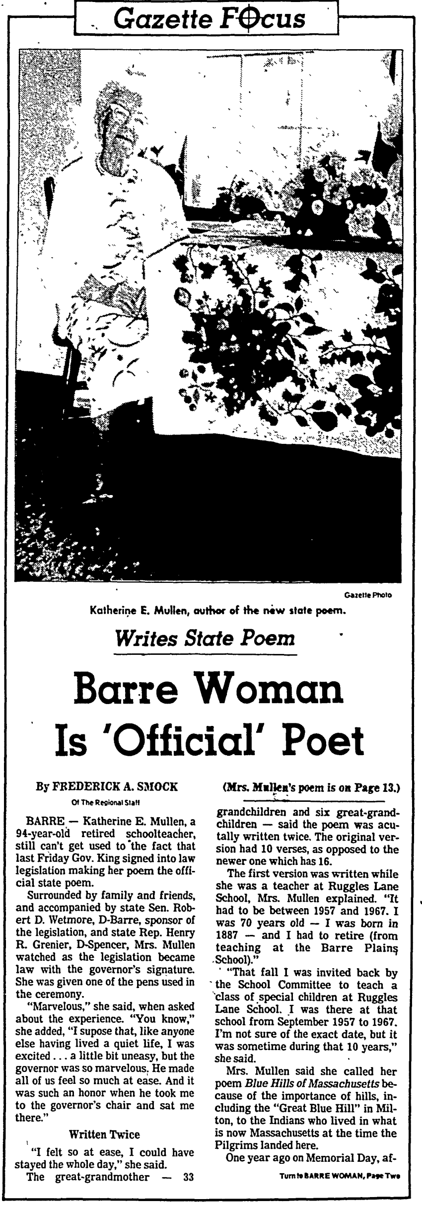 How a song became the state's official poem | Features | statehousenews.com