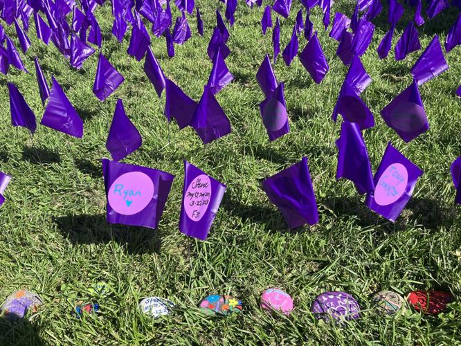 Opioid Crisis Toll Reflected In Field Of Flags | Health & Human ...