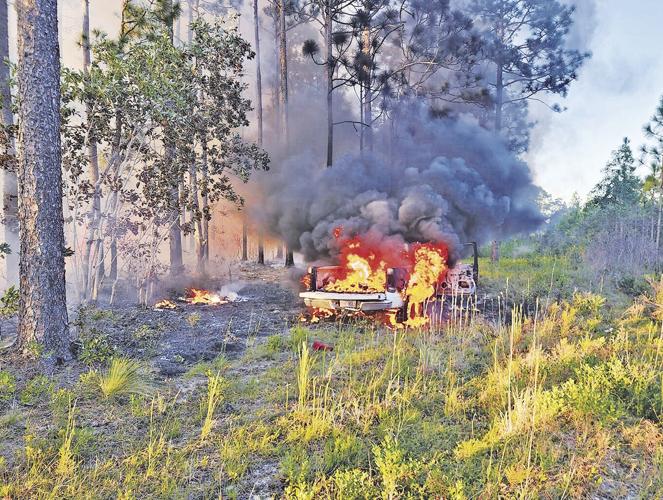 BSL crews respond to vehicle fire, woods fire | News | stateportpilot.com