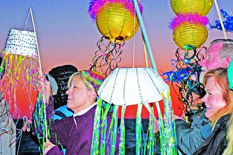 Oak Island lantern parade lights up New Year | Community Focus ...