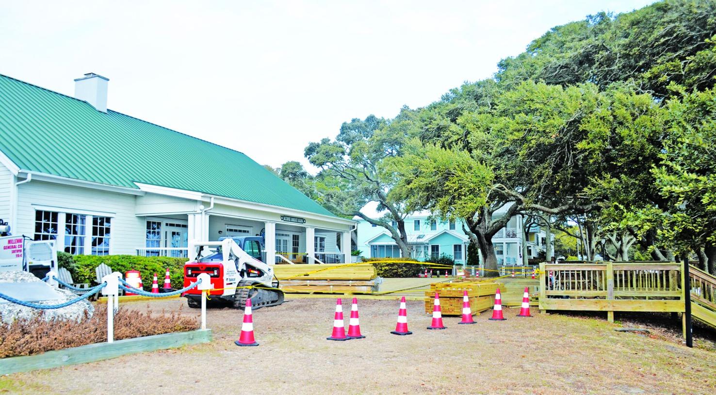 Community building deck replacement gets underway | News ...