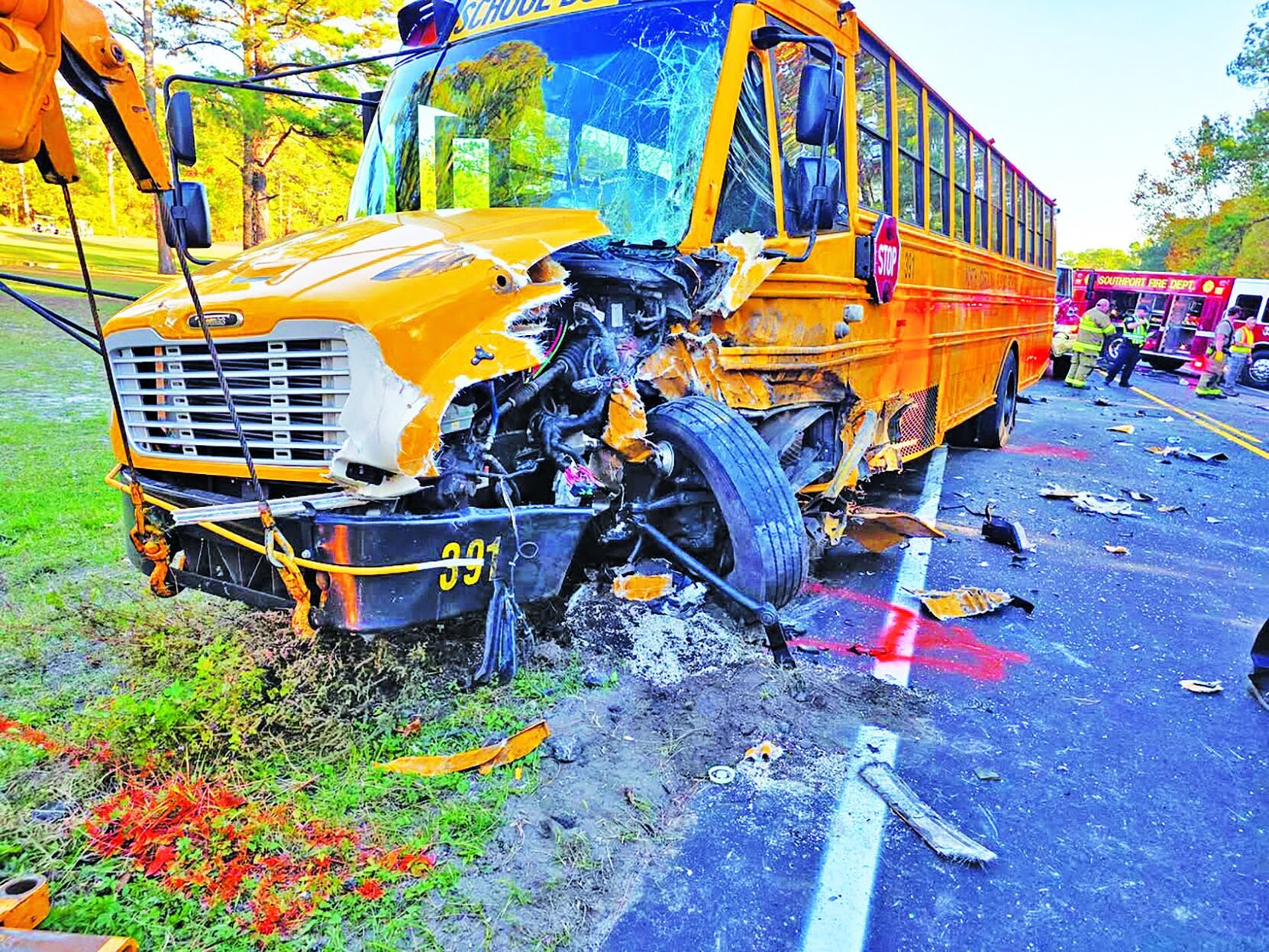 School bus involved in Lakes head-on collision | News | stateportpilot.com