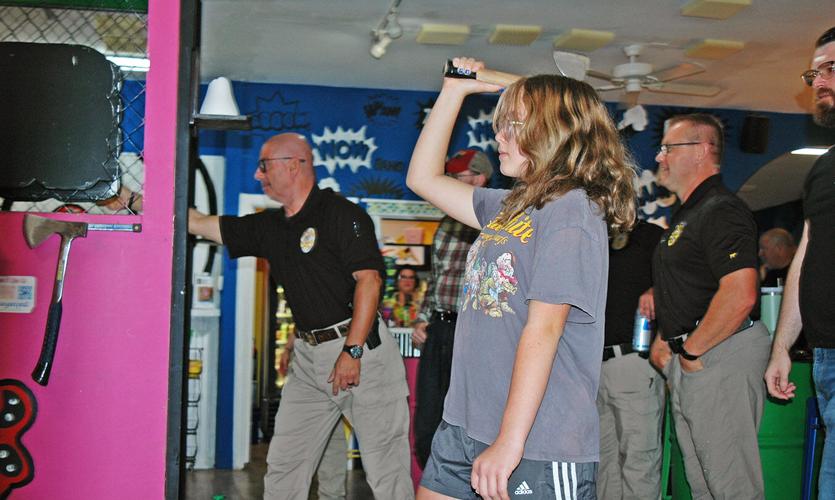'Chop with a Cop' offers cutting edge bonding technique | Community ...