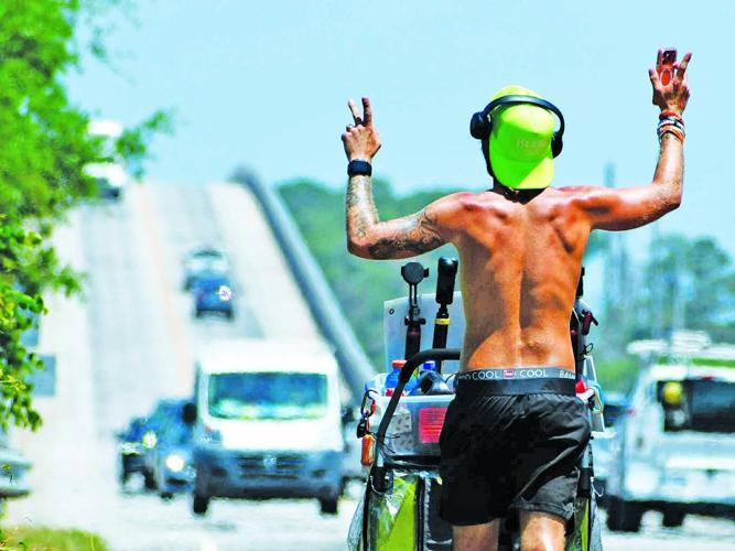 He's walking across America to give others hope | Community Focus ...