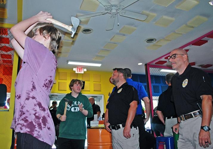 'Chop with a Cop' offers cutting edge bonding technique | Community ...