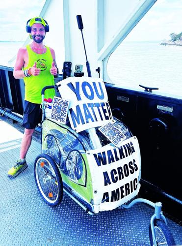 He's walking across America to give others hope | Community Focus ...