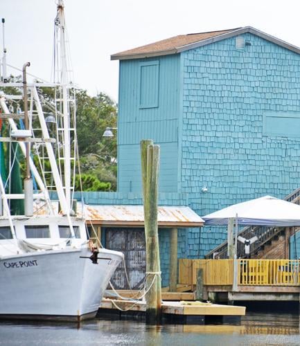 Movie set being built at Southport Yacht Basin | Community Focus ...