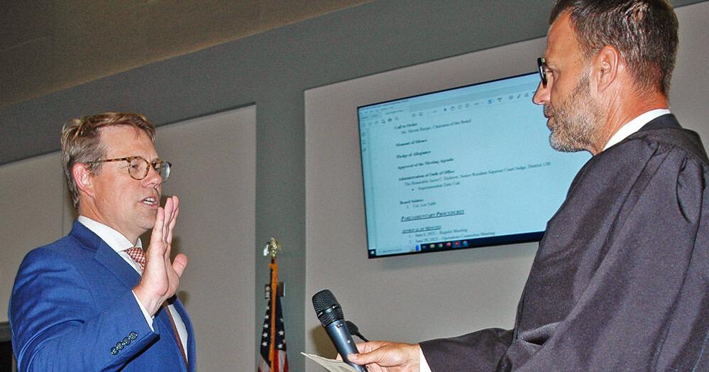 Cole takes oath as new school superintendent | News | stateportpilot.com