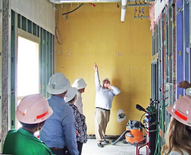 Dosher trustees tour new ED construction site | Community Focus ...