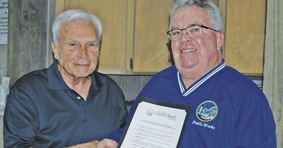 Brian Cohan honored for his service to Caswell Beach | News ...
