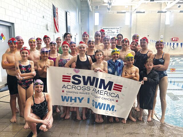 Swim event raises $4,800 to help battle cancer | Community Focus ...