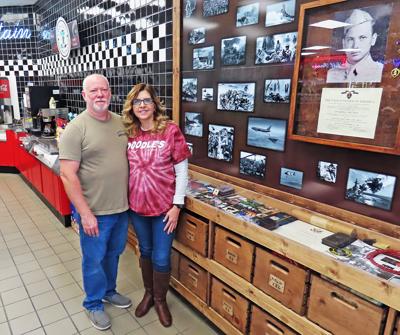 Oak Island business honors veterans with display | Community Focus ...