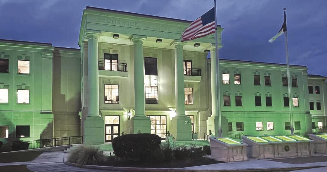 County colors courthouse for Operate Green Light | Community Focus ...