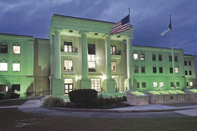 County colors courthouse for Operate Green Light | Community Focus ...