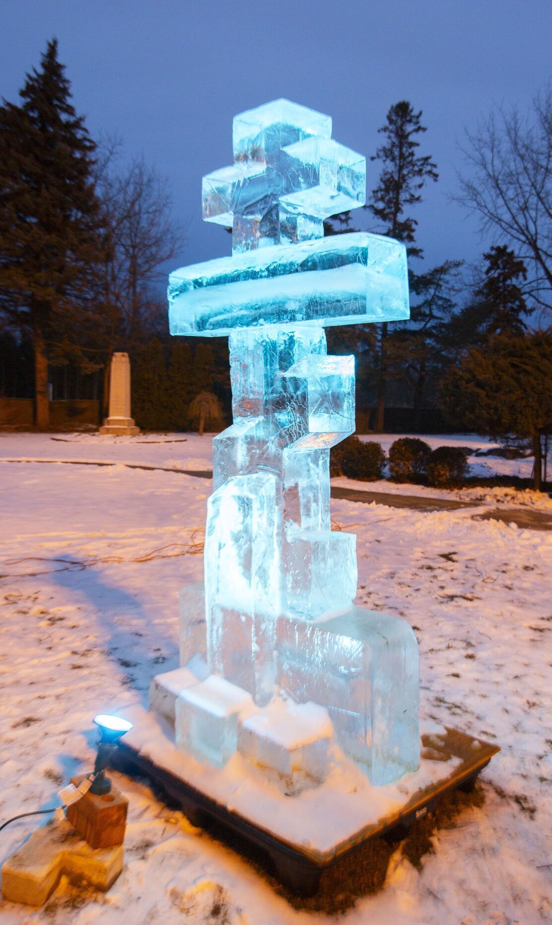 Ice cross marks Theophany at St. Catharines Ukrainian church