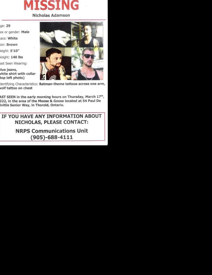 Niagara man’s family continues search for their loved one