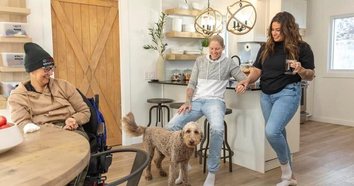 Shawnee and Jen Kish convert house so mom can live with them