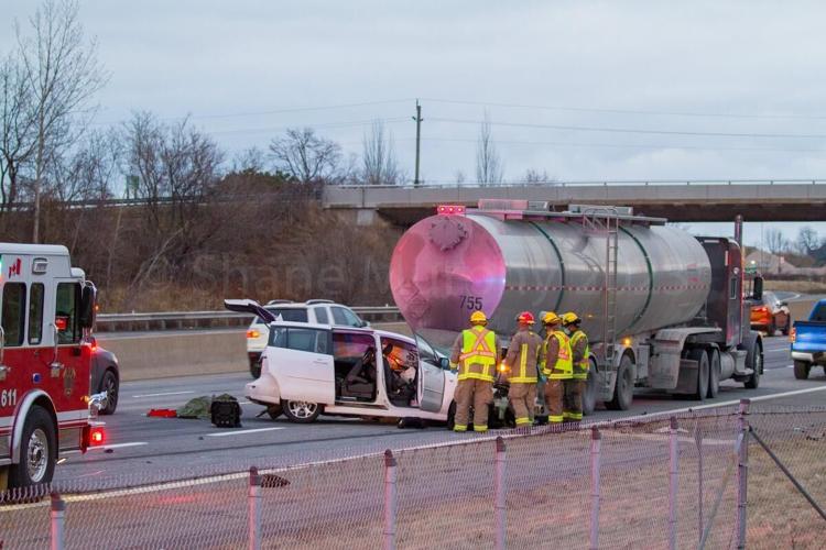 QEW Niagara-bound lanes closed as morning collision in Beamsville sends ...