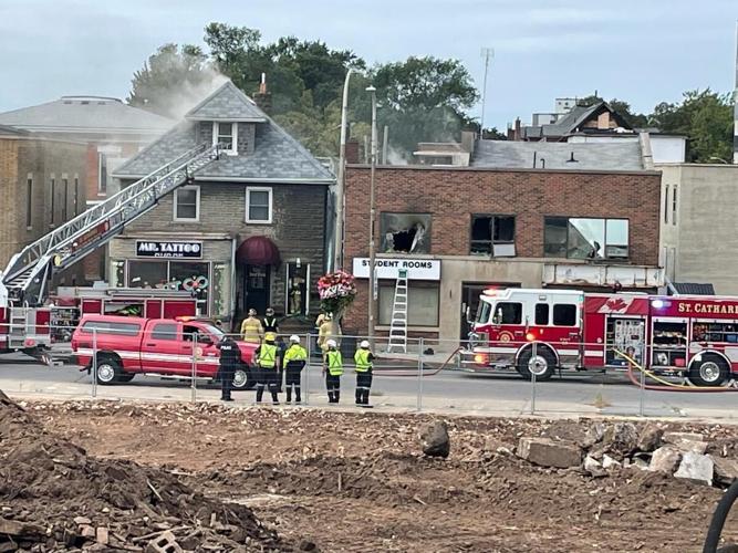 St. Catharines firefighters rescue tenants from burning building using ...