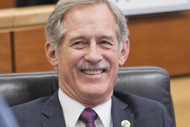 Jim Bradley finds himself in the eye of the hurricane