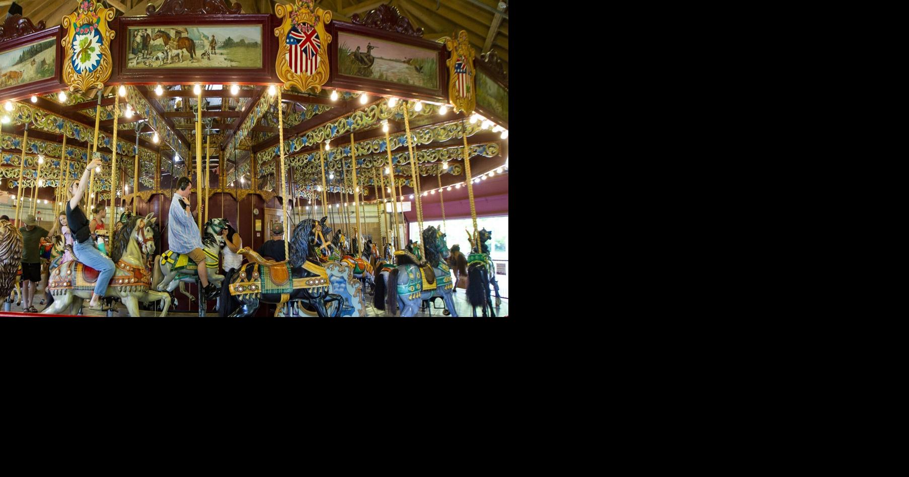 A spin through a century of joy on Lakeside Park Carousel