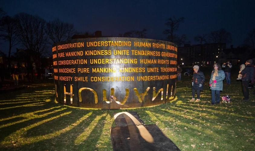 Photos: Niagarans aglow in ‘Humanity Art Installation’