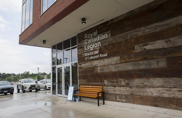 New Port Dalhousie legion branch building mix of old and new