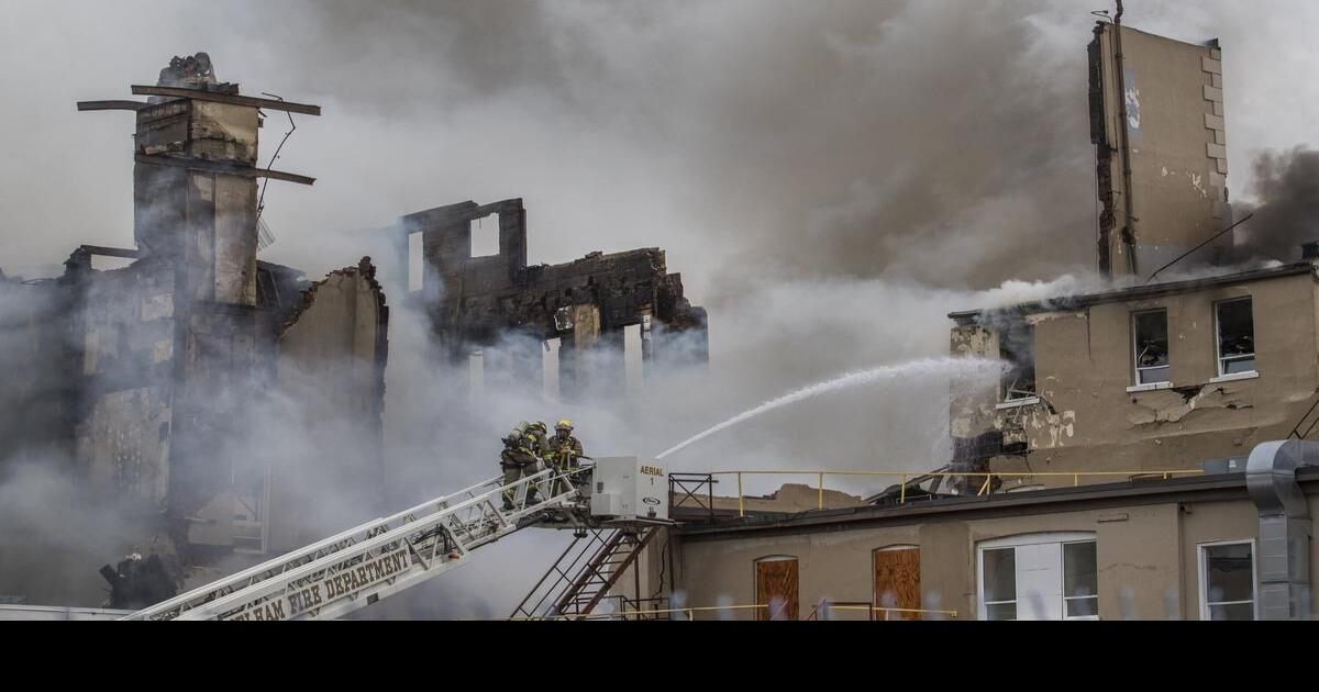 Shelter-in-place order lifted after massive fire destroys old Welland ...