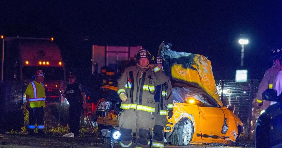 Passenger sustains ‘major injuries’ after fiery QEW crash