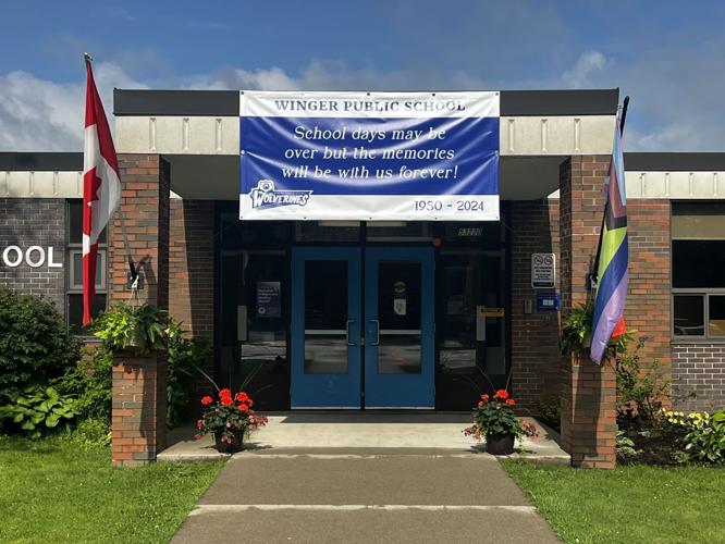 Winger, William E. Brown schools gather to say goodbye