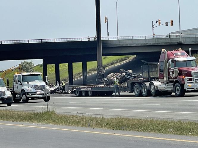 Two dead after trucks, passenger vehicle collide on Highway 401