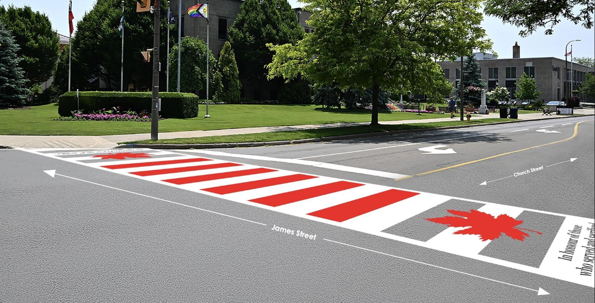 St. Catharines chooses veterans crosswalk for $24,000