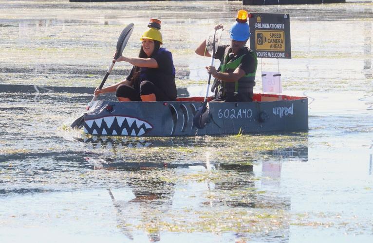Inaugural Port Colborne cardboard boat race ‘a hit’