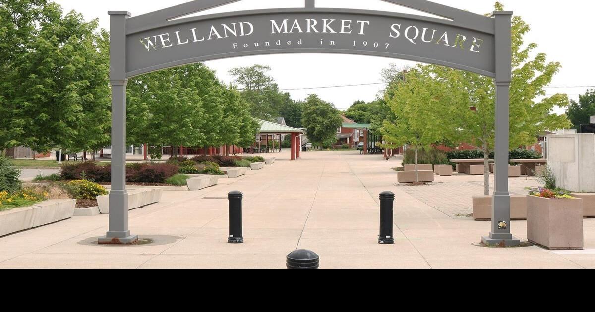 Welland celebrating Canada Day at market square