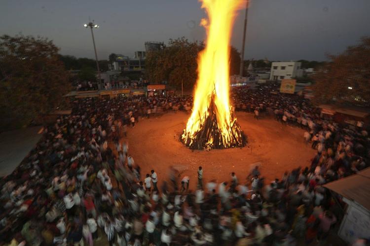 Millions of people celebrate Holi, the Hindu festival of coluors