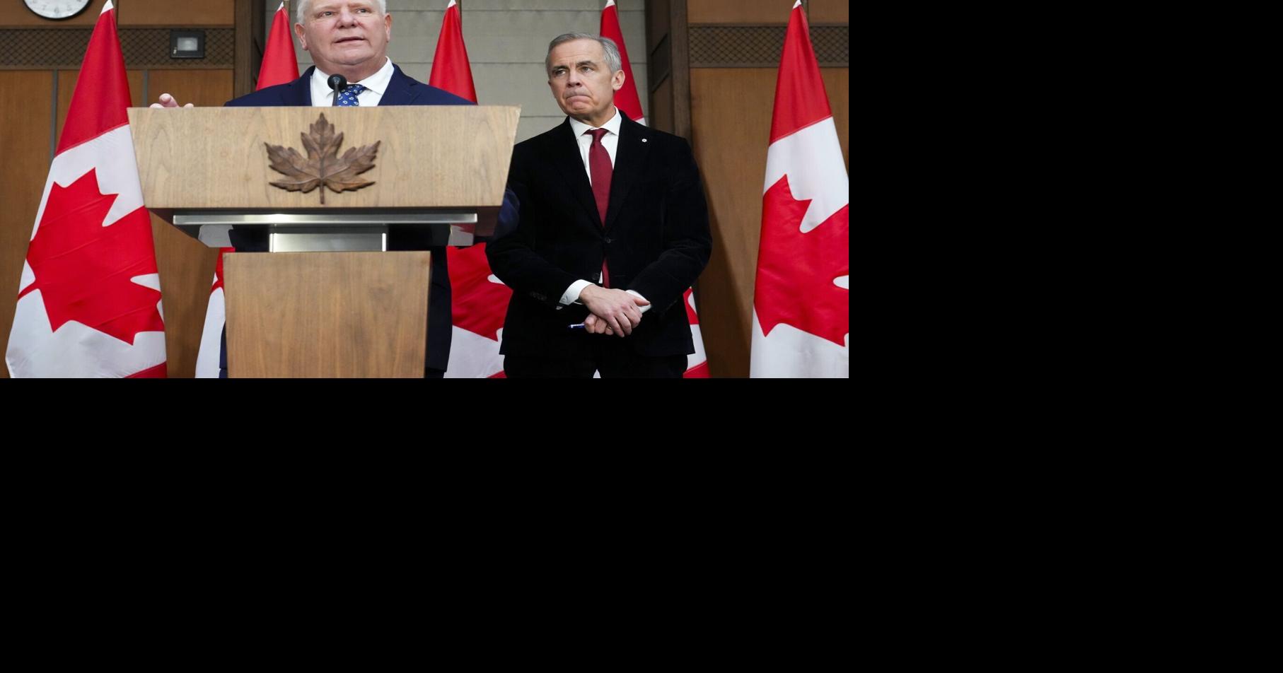 Doug Ford bristles over his broken bromance with Mark Carney