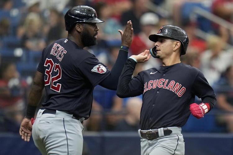 Hedges drives in 2 to break tie, put Guardians over Rays 5-3