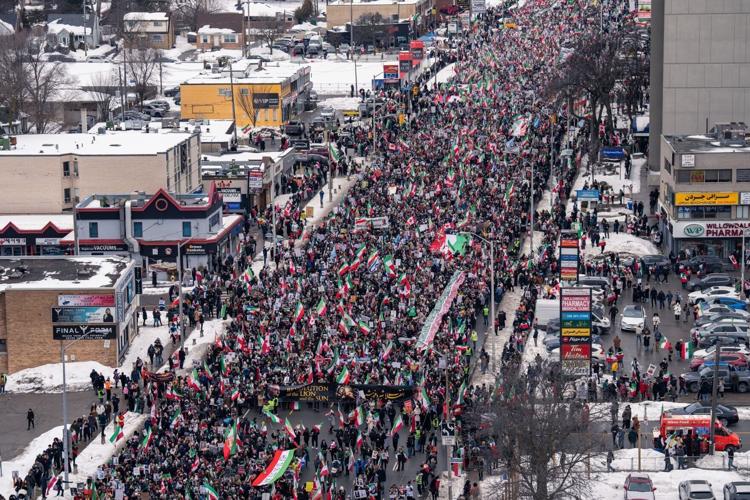Crowd estimated at 350,000 marches in North York to support anti ...
