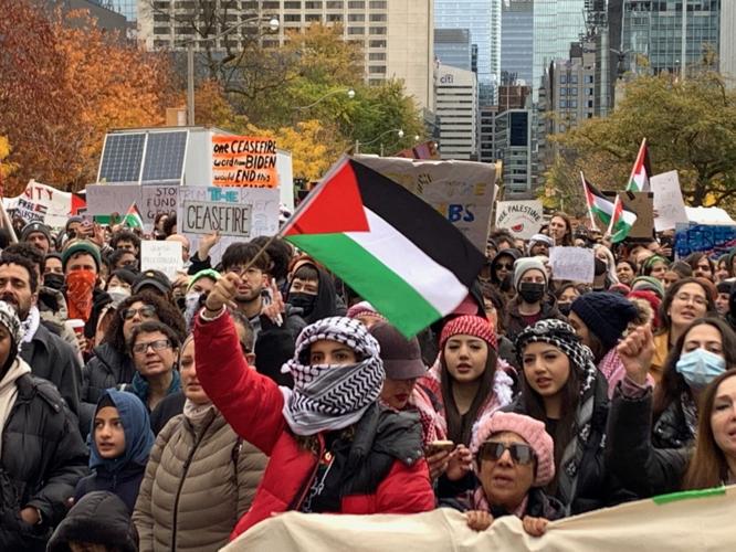Toronto protests as Israel expands military attacks in Gaza