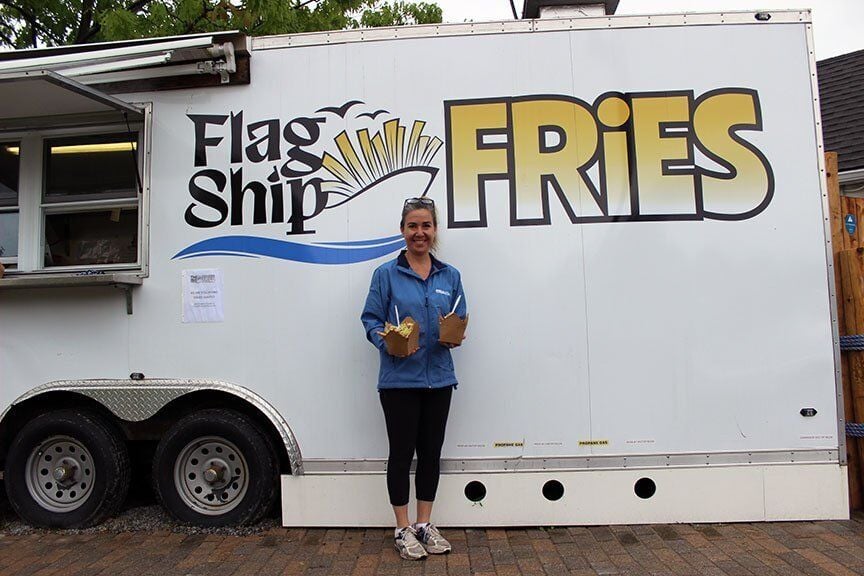 Dill pickle fries, poutine and pickerel galore at Flagship Fries food truck in St. Catharines