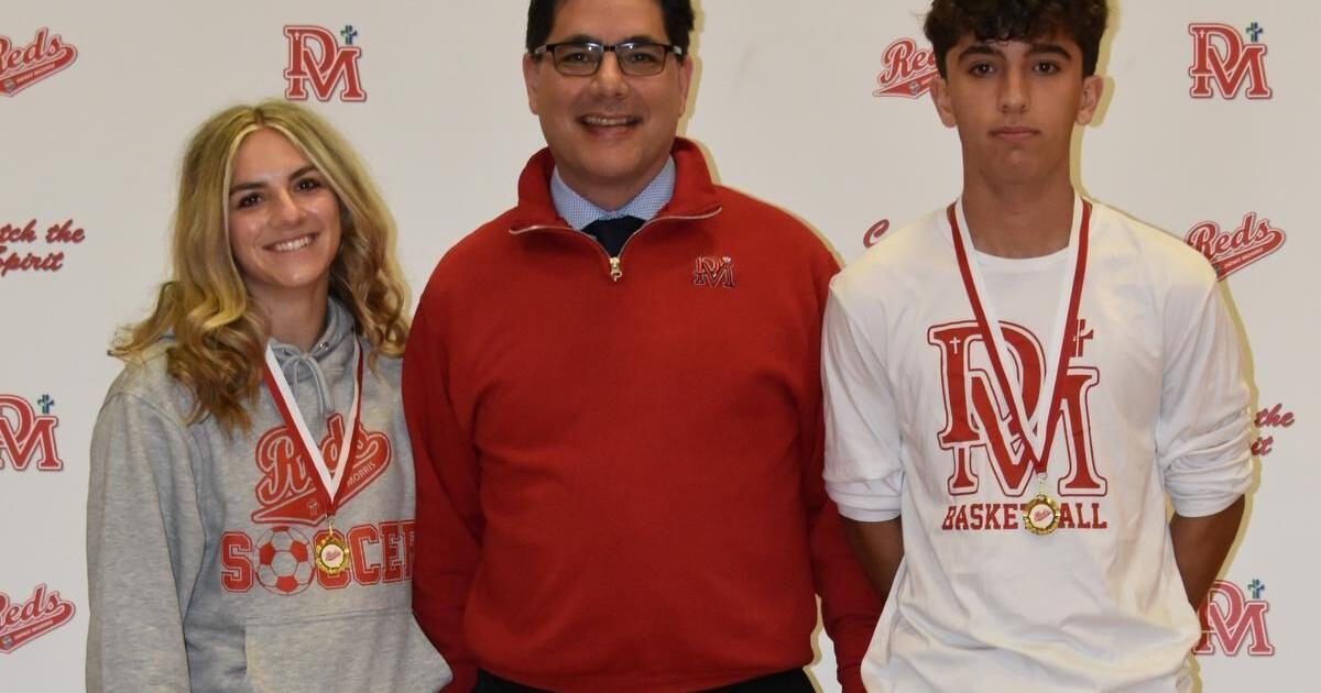Denis Morris celebrates achievement in sports