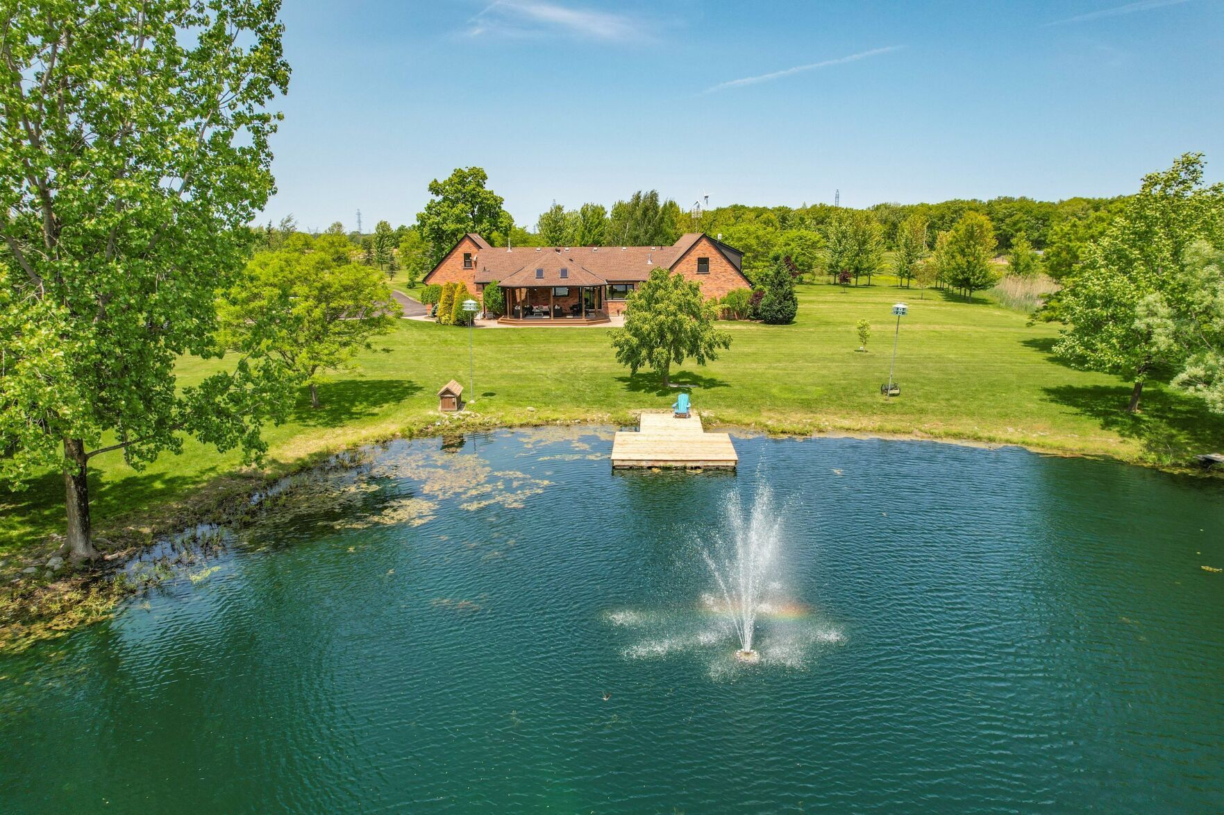 Private pond offers rare $3.7M waterfront retreat in Fenwick